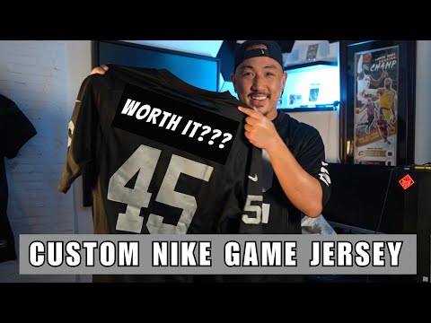IS A CUSTOM NIKE NFL GAME JERSEY WORTH IT??? | CUSTOM NIKE GAME JERSEY REVIEW |