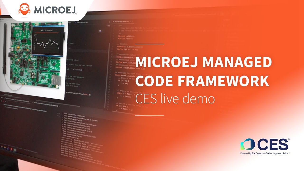 MicroEJ Managed Code Framework - Live Demo at CES