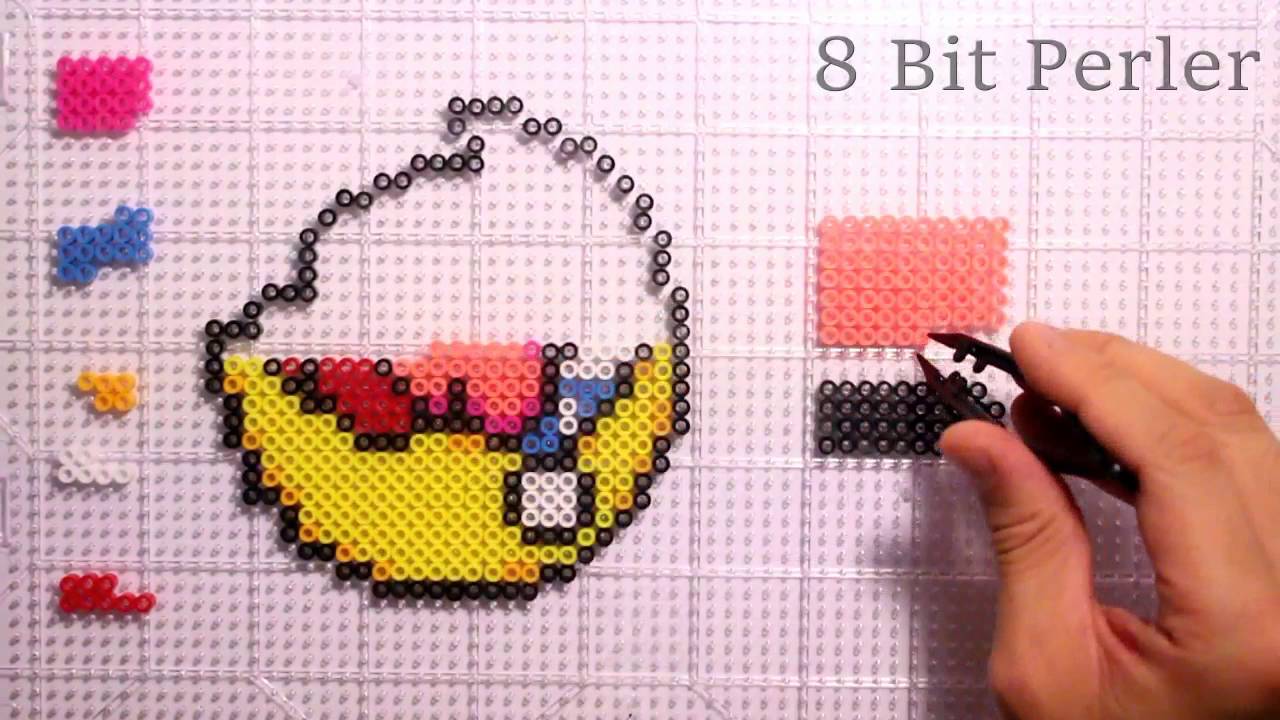 Perler Sleeping Kirby