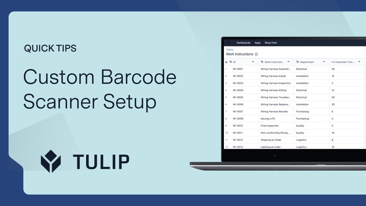 Custom Barcode Scanner Setup - Quick Tip
