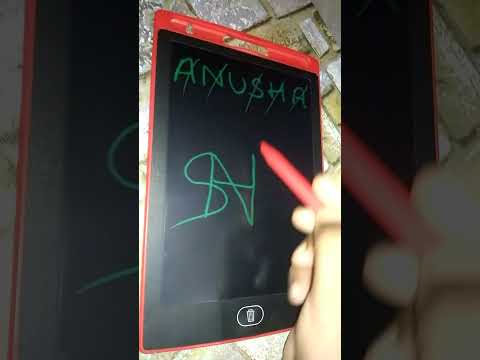 logo name anusha 😎 comment your names! #logo #logoname #logodesign #graphicdesign #viral