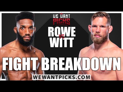 UFC Vegas 47: Jason Witt vs. Philip Rowe Prediction and Bets