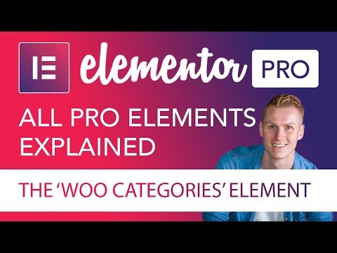Woo Categories Element Tutorial | Elementor Pro