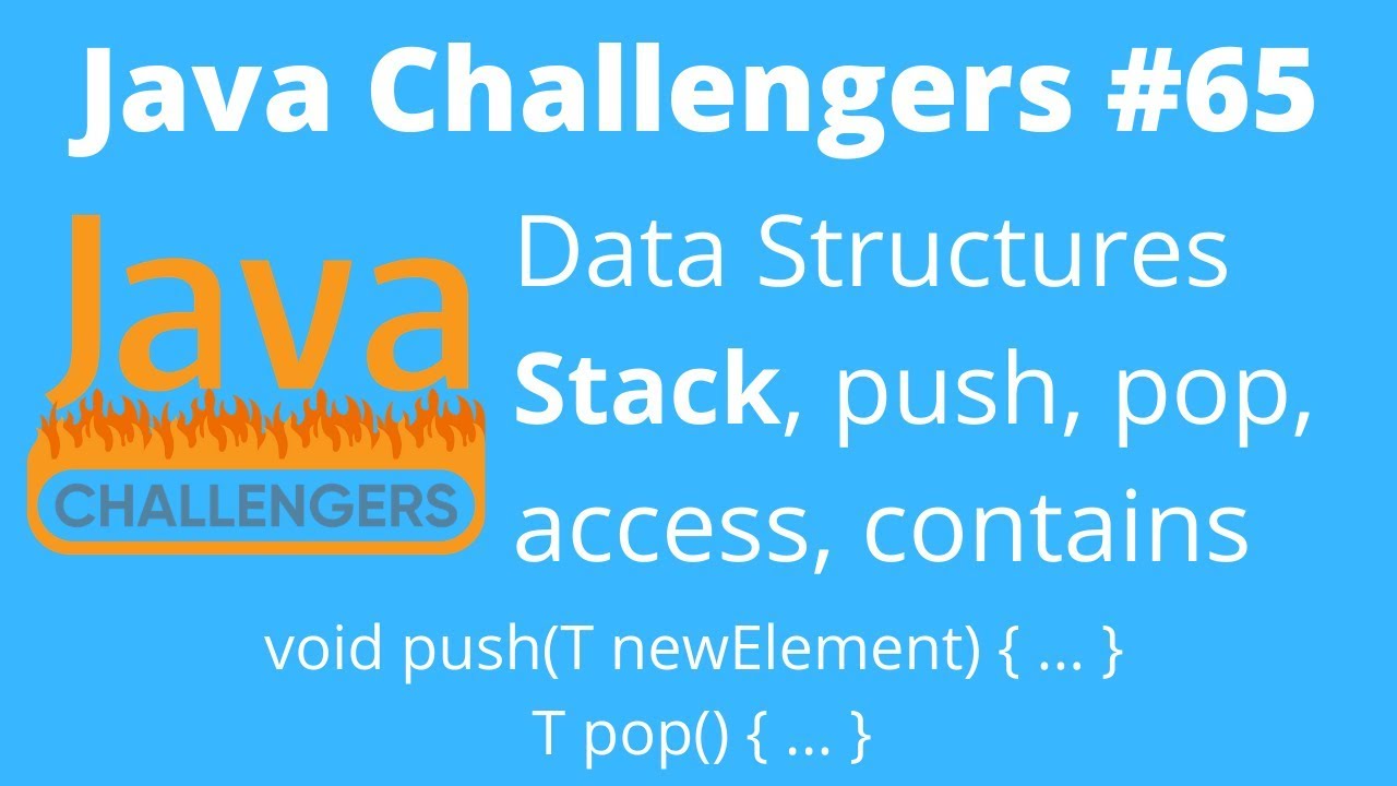 JC #65 - Learn the Data Structure Stack