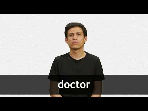 Traducción en inglés de “DOCTOR” | Collins Diccionario español-inglés