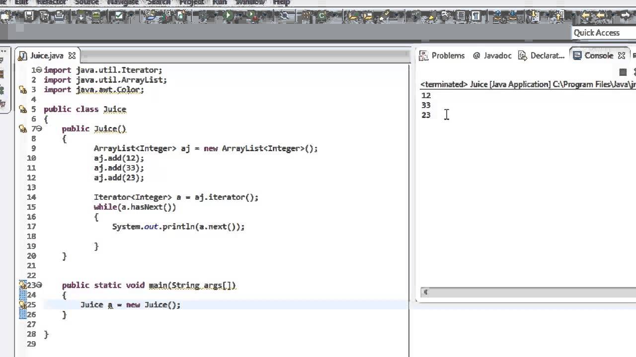 Iterator and iterable