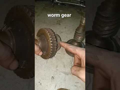 worm gear working #gear #rotating #repairing #maintenances