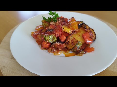 Briam is the perfect Greek summer dish. Easy, fast, delicious!