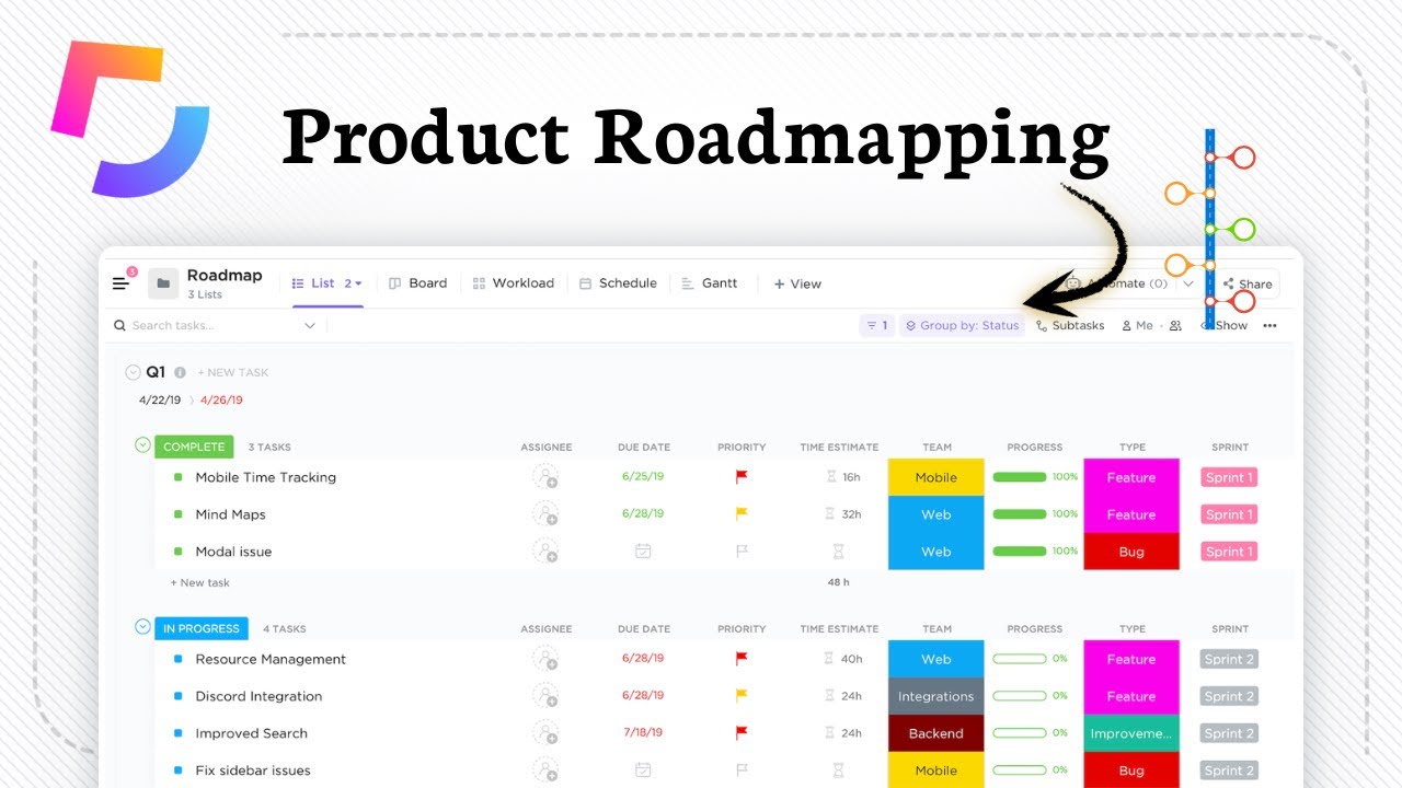 How to Use ClickUp for Product Roadmapping
