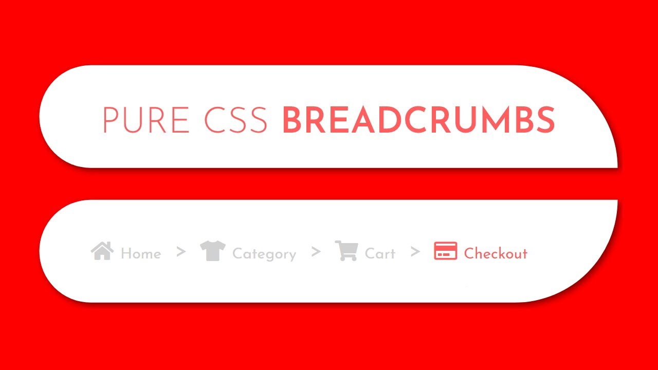 Pure CSS BreadCrumbs UI Design