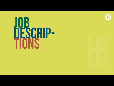 HR Basics: Job Descriptions 2e