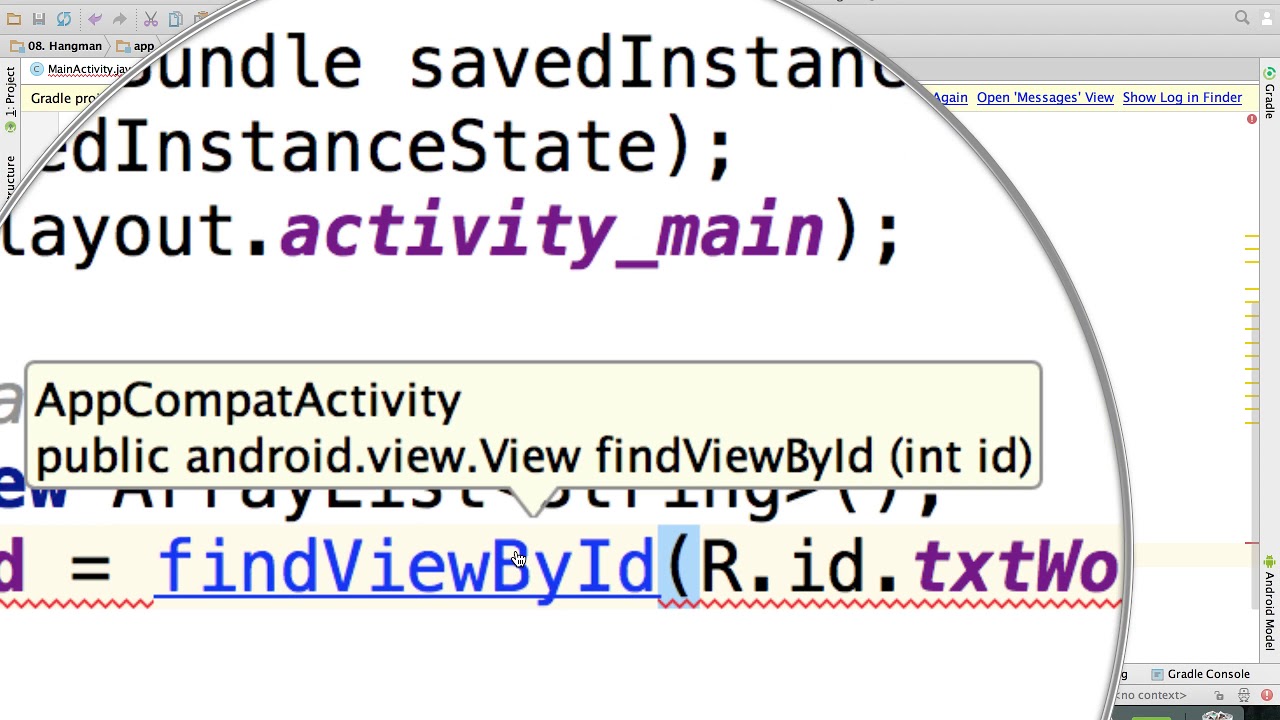 Java - Initialize Variables in Java  | Hangman Android App