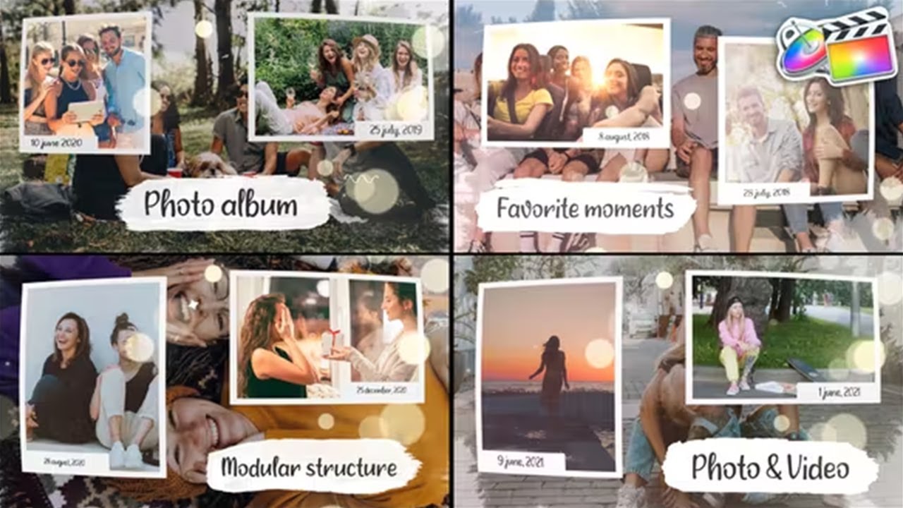 Final Cut Pro Photo slideshow | 9 Best Photo slideshow Final Cut Pro Templates