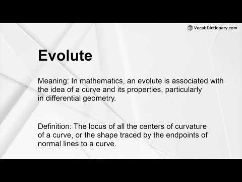Evolute Meaning