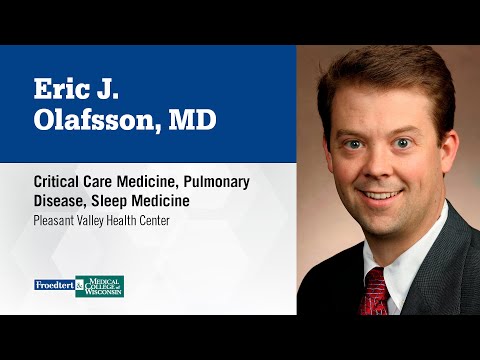 Dr. Eric Olafsson, pulmonologist