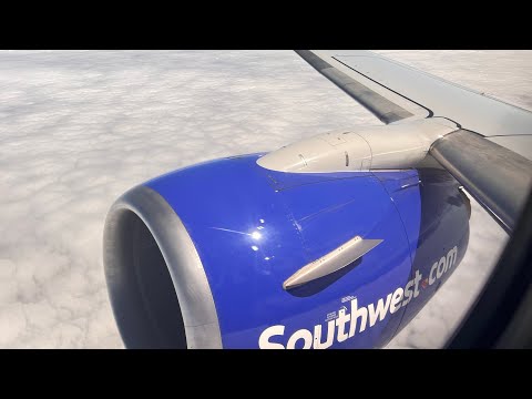Southwest Airlines - Take Off / Landing from SAN to SJC. Awesome engine sound!