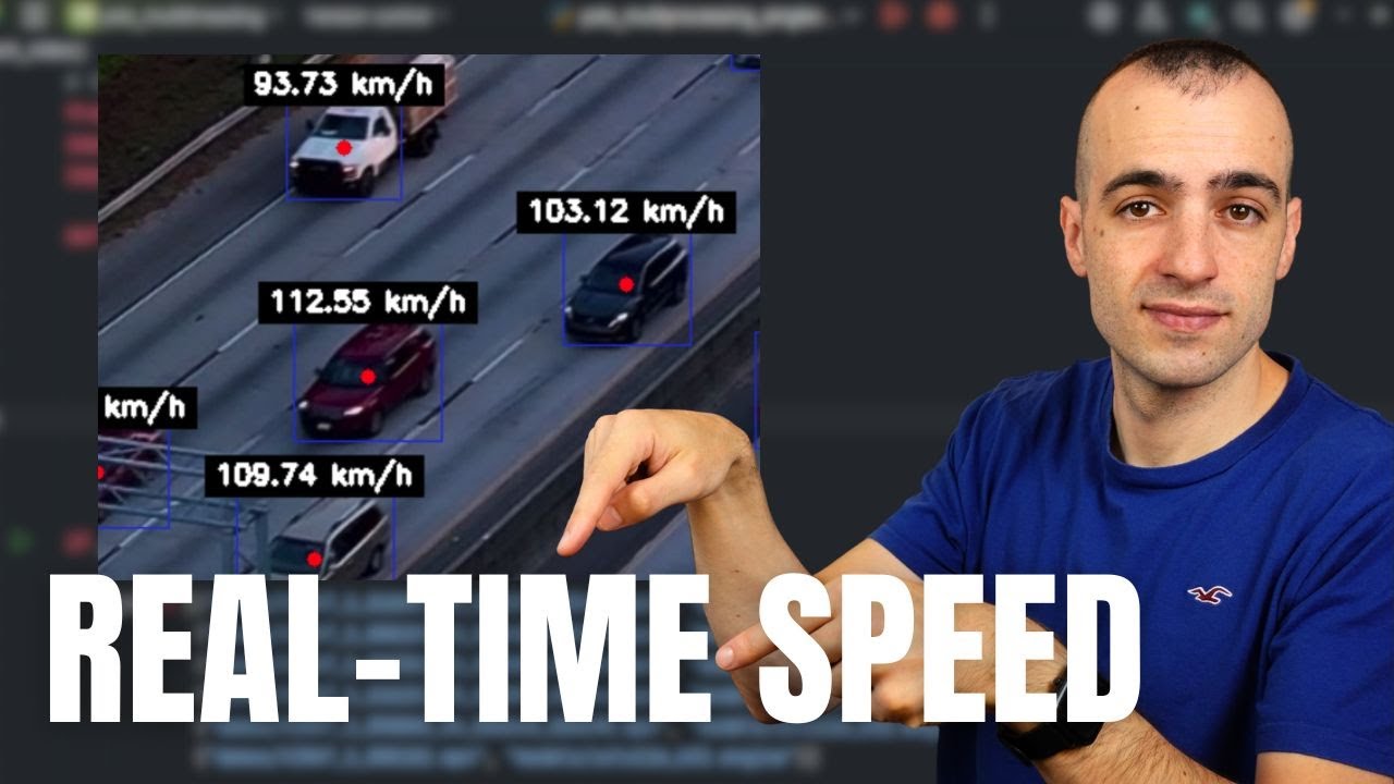 Estimate the speed of any object | with Python and OpenCV