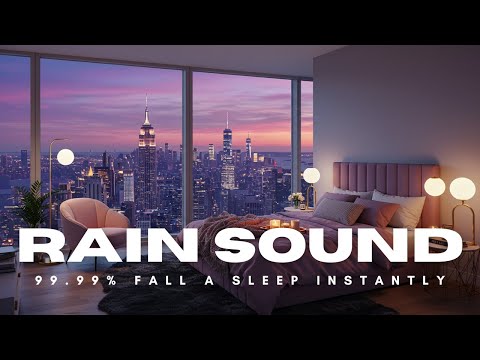 LIVE 12 Hours Bedroom Rain Soundscape That Embraces You With Peace and Sends You Into Gentle Sleep