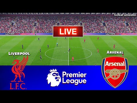 🔴LIVE || Liverpool vs Arsenal - Premier League 2025 || Live Football Match | PES 21