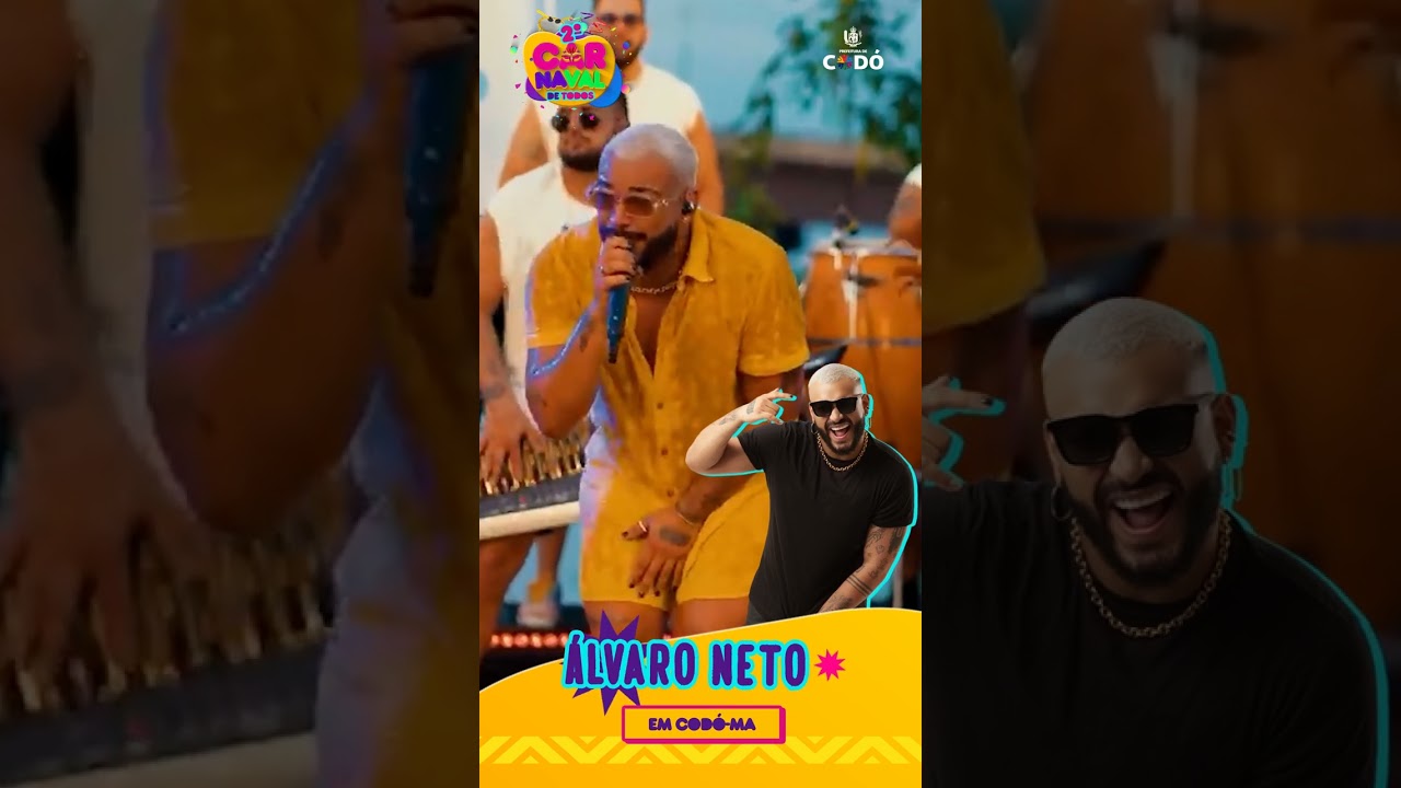ÁLVARO NETO é mais uma atração confirmada no 2º Carnaval de Todos em ...