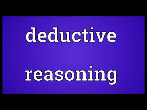 Deductive reasoning Meaning