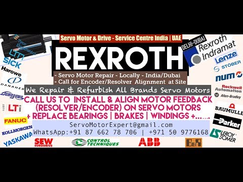 Rexroth Servo Motor Repair in India Delhi Faridabad Gurgaon Pune Mumbai Hyderabad Chennai