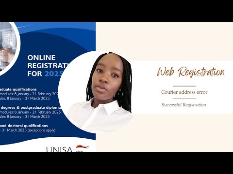 UNISA WEB REGISTRATION 2025○| Error○| Academic year 2025○| First Year 2025○|