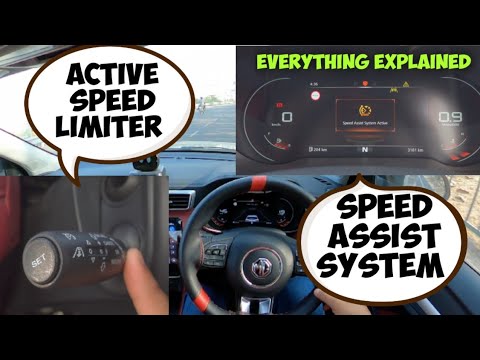 MG Astor ASL Active Speed Limiter /Speed Assist System Explained in Hindi (In-Depth Video)