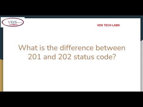 #api #statuscode #https Difference between 201 and 202 status code