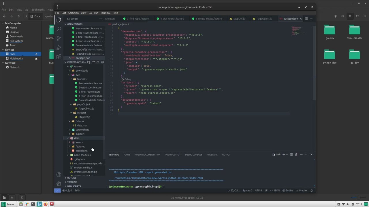 Github Primprumcypress Github Api Github Api Testing Projects Implemented By Using Cypress