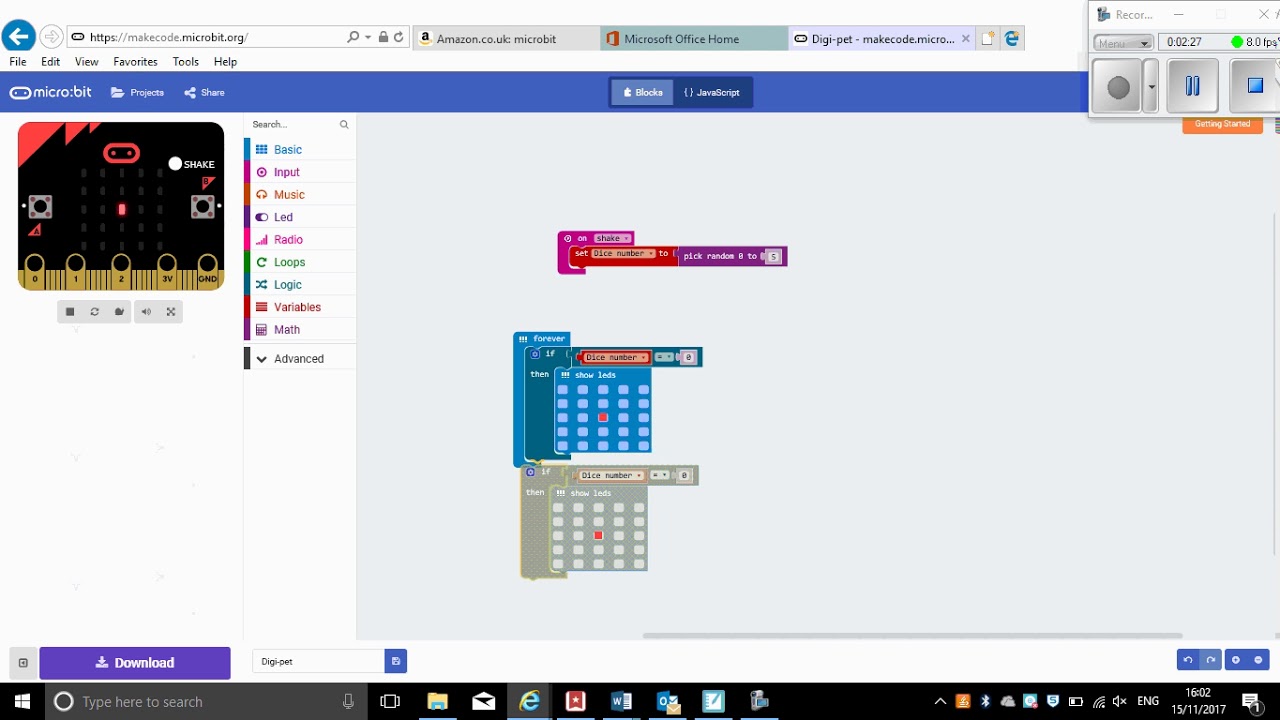 Microbit tutorial 11   Random number generator