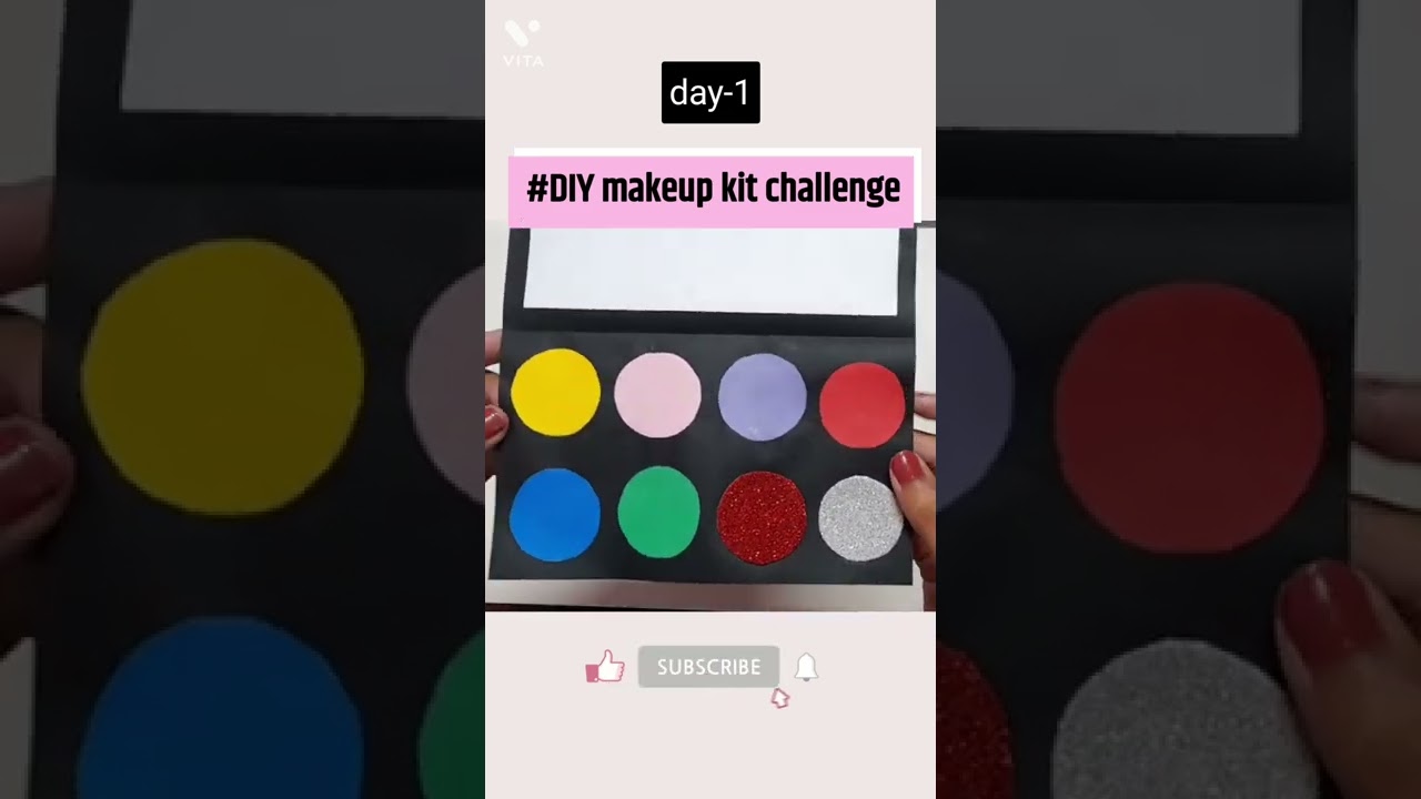 DIY Paper eyeshadow.#shorts #viralshorts #youtubeshorts #viral #viralvideo #ytshorts #shortvideo