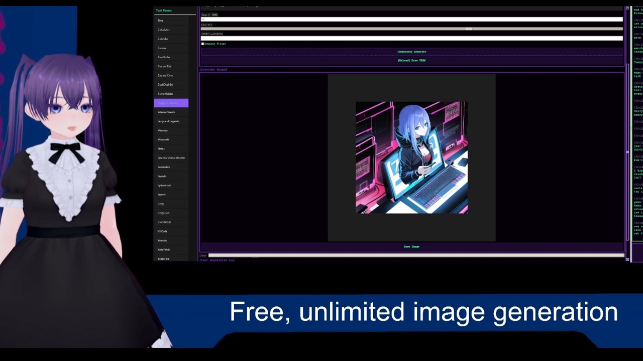 Free, Local, Capable AI VTuber Assistant (GitHub Repo Download)