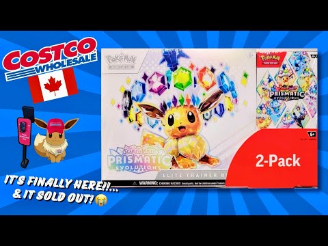 Prismatic Evolutions At Costco?! The 2 Pack Bundle Is Finally Here In Canada - Traumatic Evolutions😒
