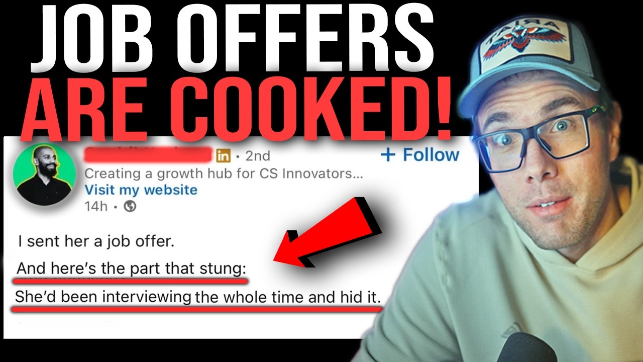 JOB OFFERS ARE COOKED!