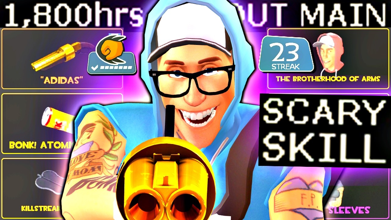 1800+ Hour Scout OUTPLAYS Everyone🔸TF2 Gameplay