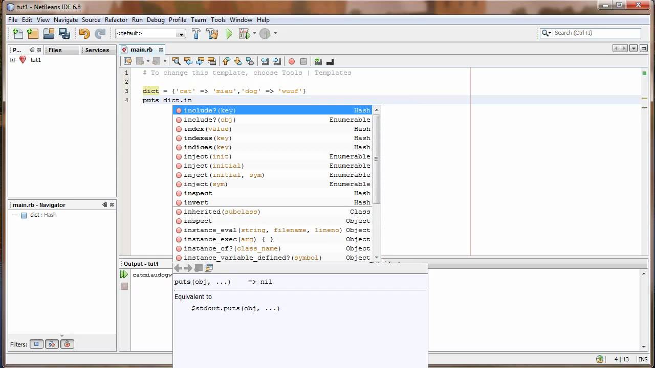 Ruby Tutorial 12: Hashes
