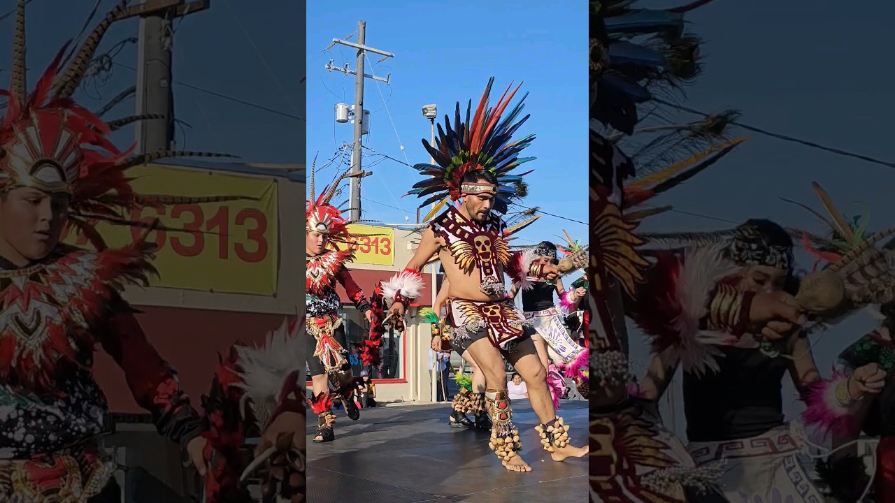 Aztec dance! #folklore #traditional #shorts