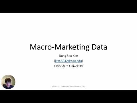 Lecture 2. Macro-Marketing Data