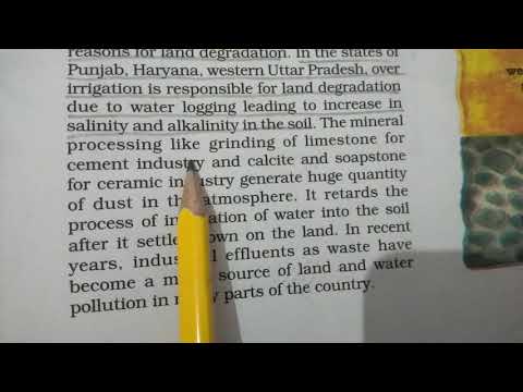 Land Degradation And Conservation Measures | class 10th | geography