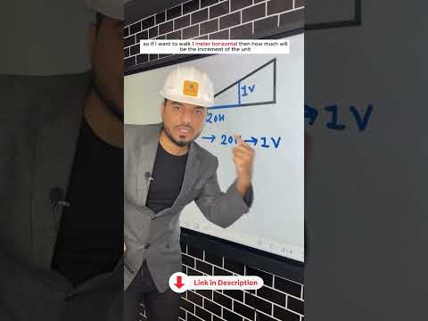 ✅HOW TO CALCULATE SLOPE OF RAMP || Part - 1 #viralshots #slopecalculation