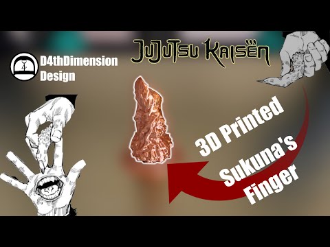 STL file Sukuna Finger - Yuji Itadori - Cosplay - Jujutsu Kaisen 📱 ...