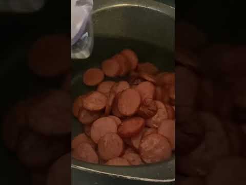 Cooking Zatarain’s Jambalaya Rice with Polska Kielbasa! #cooking #dinner #cajun #jambalaya #polska
