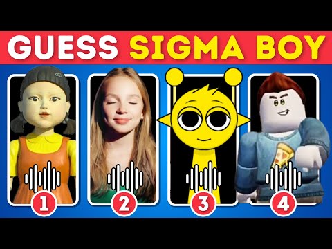 Guess the Sigma Sigma Boy Song and Meme - Betsy, Ely Oaks & Levinia | Sigma Boy Quiz