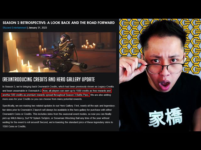 How to earn Legacy Credits in Overwatch 2 Season 3