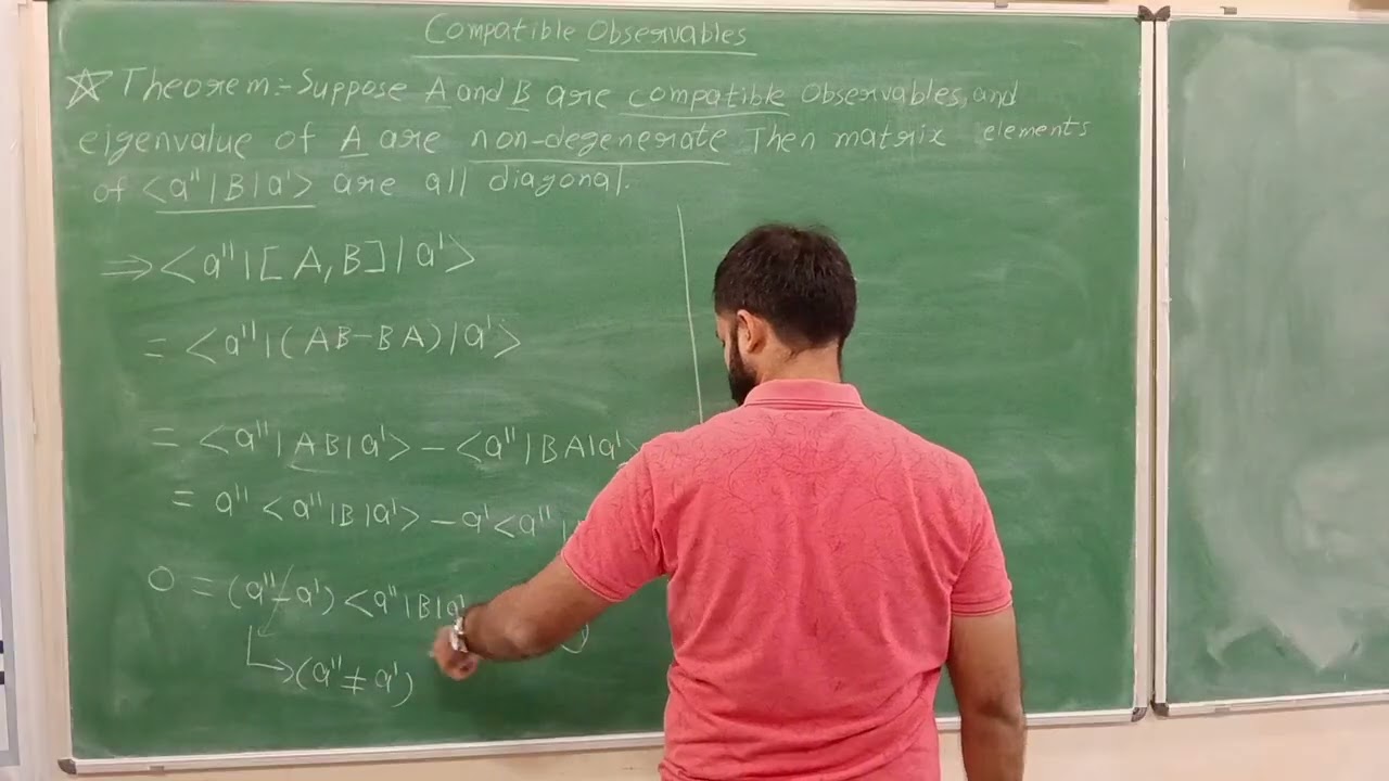 Sakurai- Quantum Mechanics -Chapter 1- Compatible Observables 