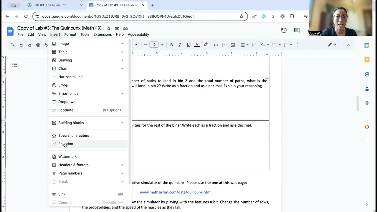 Google Docs Help for Lab 3