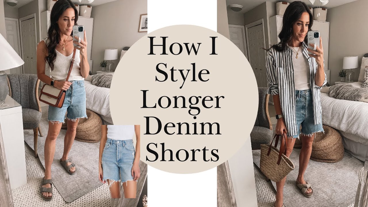 How I Style Longer Denim Shorts