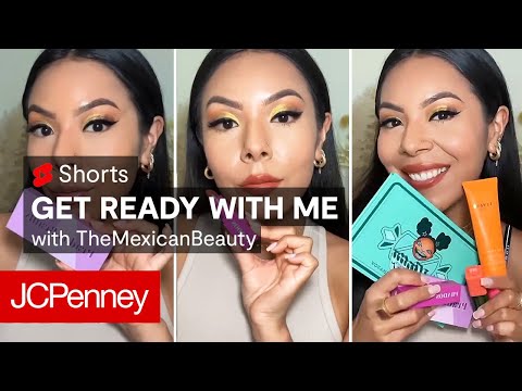 GRWM with @TheMexicanBeauty | Thirteen Lune Beauty Haul | JCPenney #Shorts