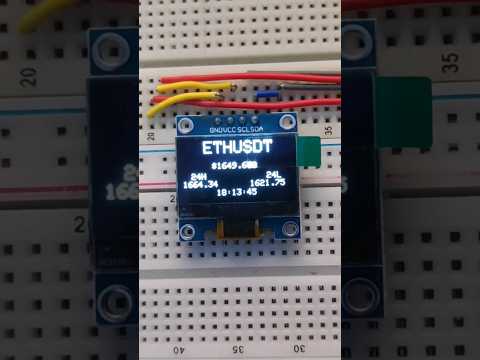 Extract data from Blockchain with my custom device #iot #blockchain #electronics #iotwithblockchain